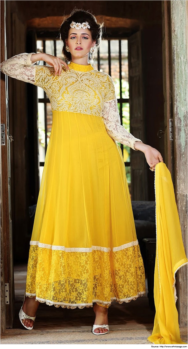 Classy Salwar Kameez Neck Designs with Laces
